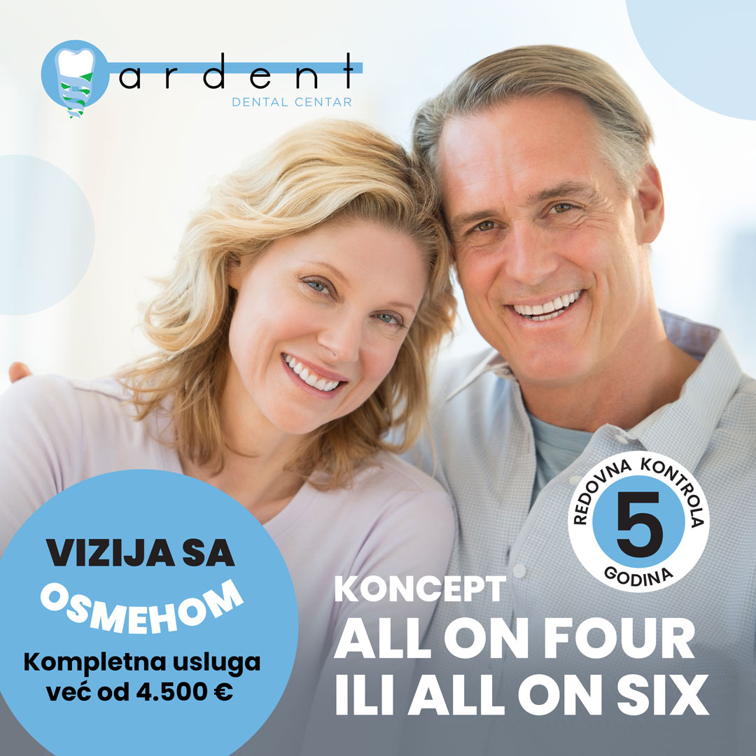 KONCEPT ALL ON FOUR ILI ALL ON SIX - Ardent Dental Centar